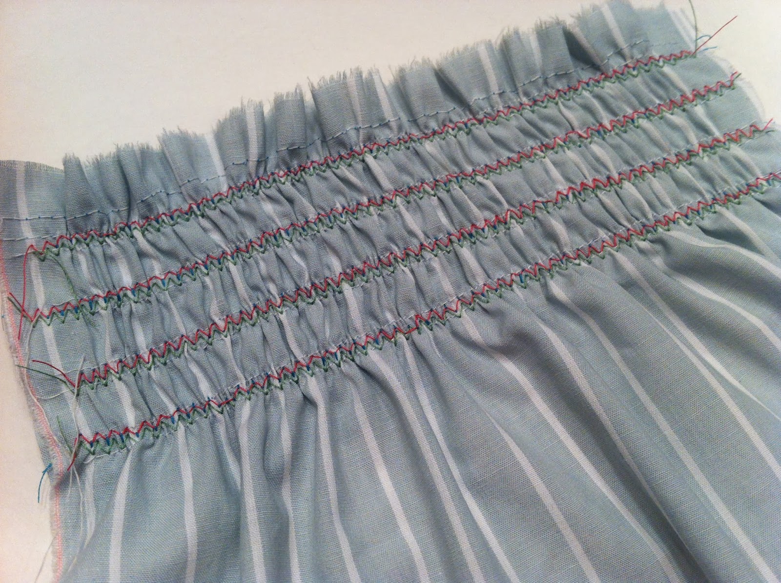 Sew Chic Pattern Company: Vintage Techniques: Smocking for Skirts